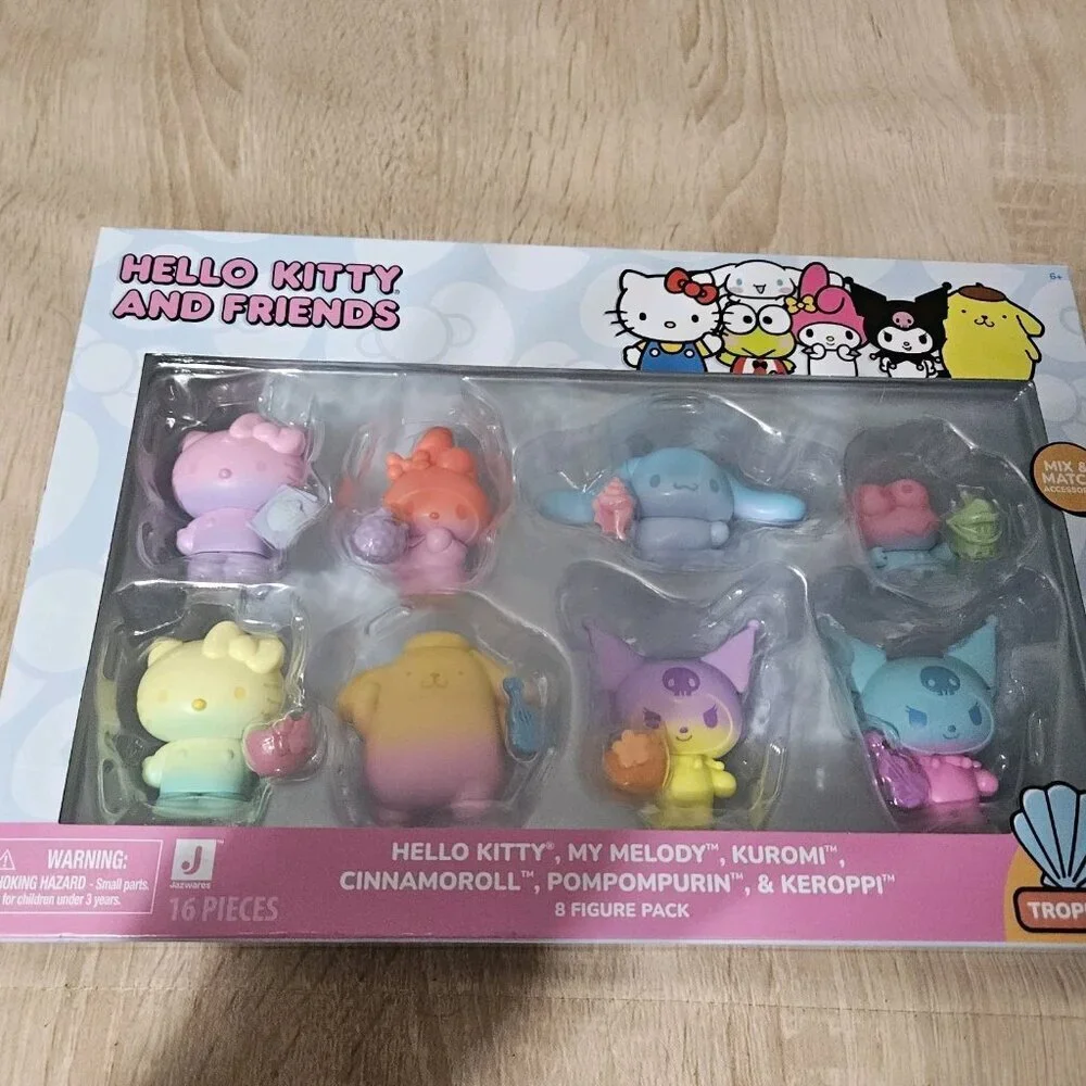 Hello Kitty | Toys | Hello Kitty And Friends Small Figurines Set Of 8 ...